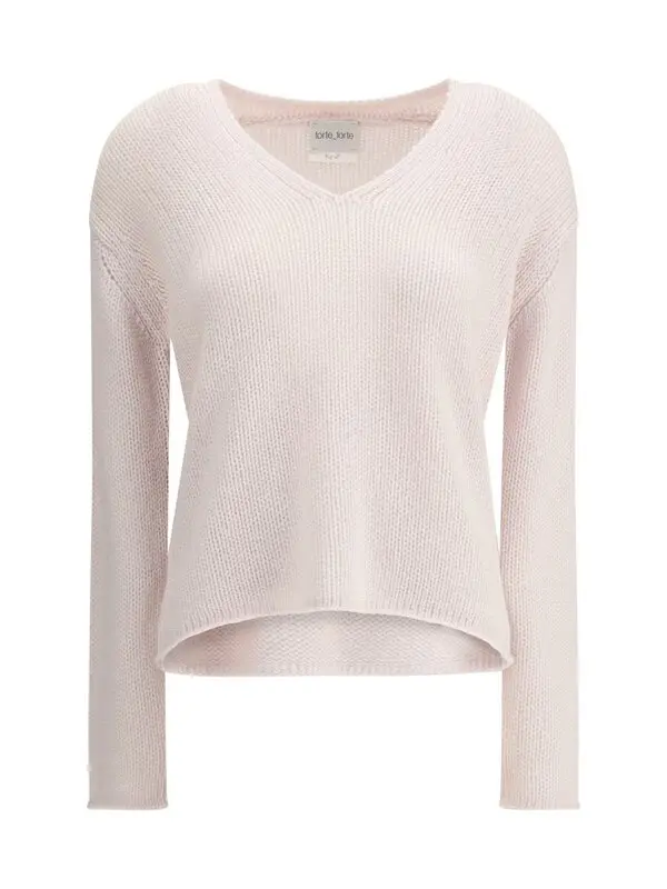 FORTE_FORTE V-neck Knit Sweater