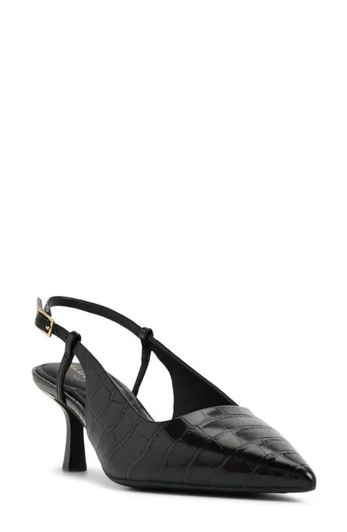 Aldo Adan Pointed Toe Slingback Pump - Black