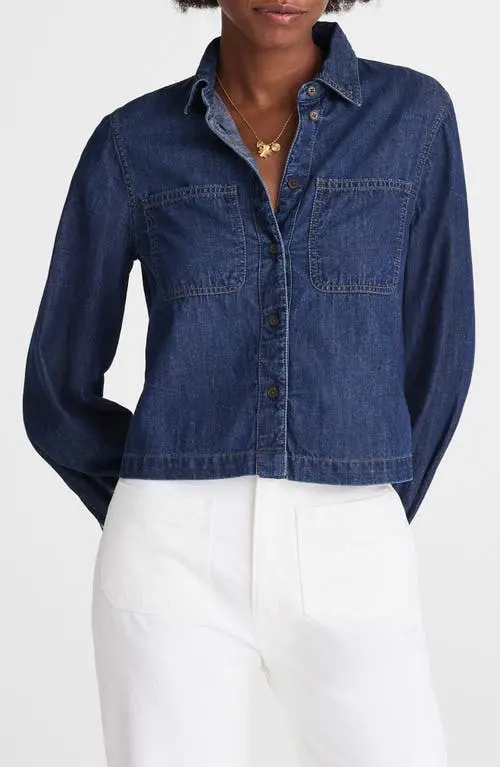 Madewell Patch Pocket Denim Button-up Shirt - Greendale Wash