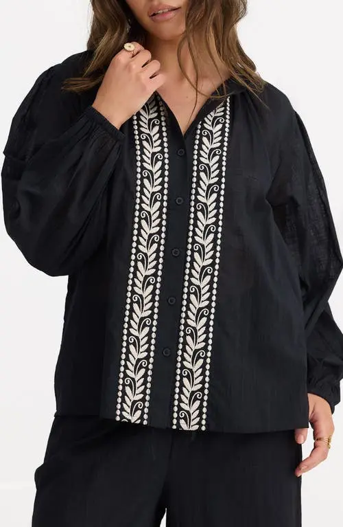 TALISMAN THE LABEL Cala Embroidered Shirt