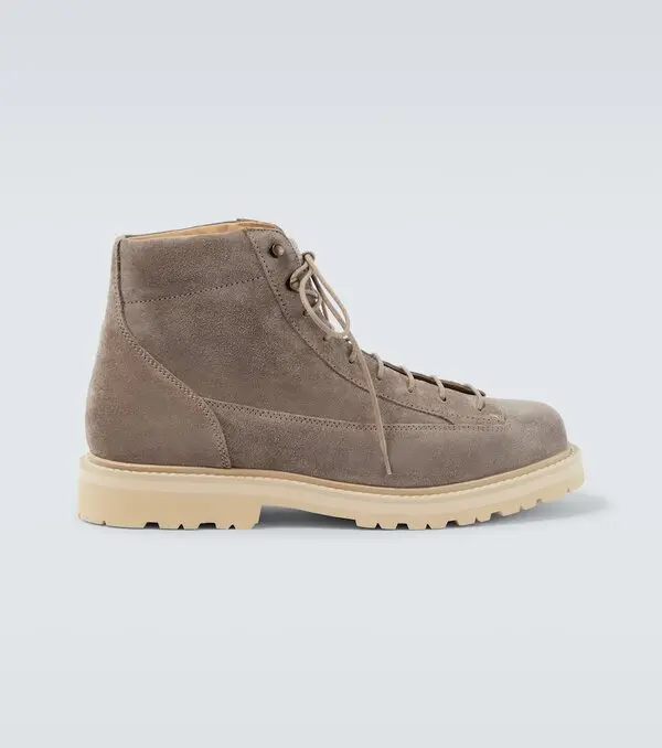 Brunello Cucinelli Suede Ankle Boots