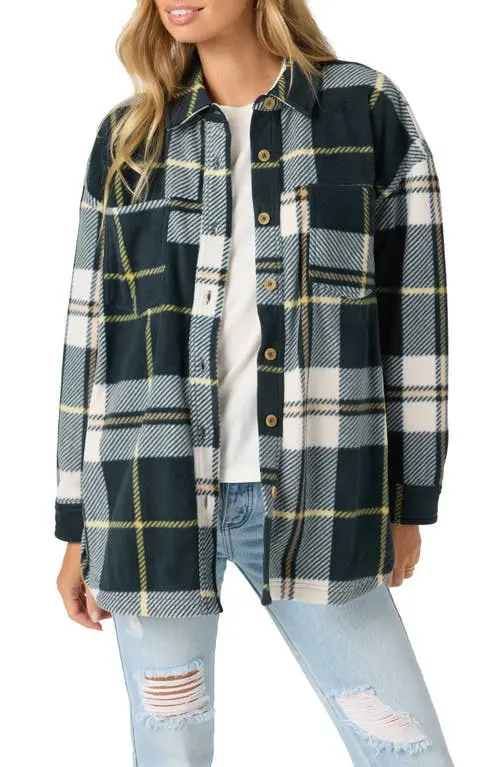 O'Neill Rune Oversize Superfleece Shirt Jacket - Slate