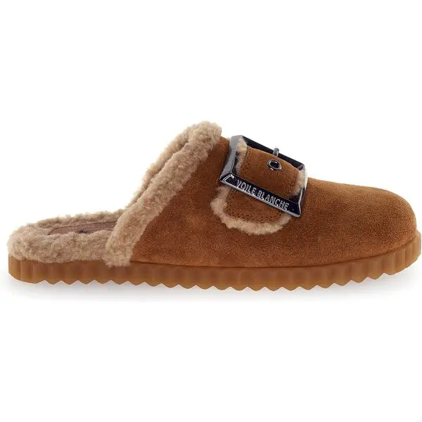 VOILE BLANCHE Fredrik Faux Shearling Mule - Brown
