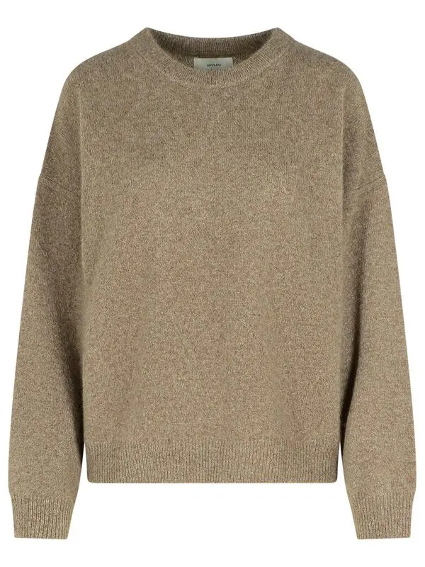 Loulou De Saison Mélange Ash Wool-blend Sweater - Beige