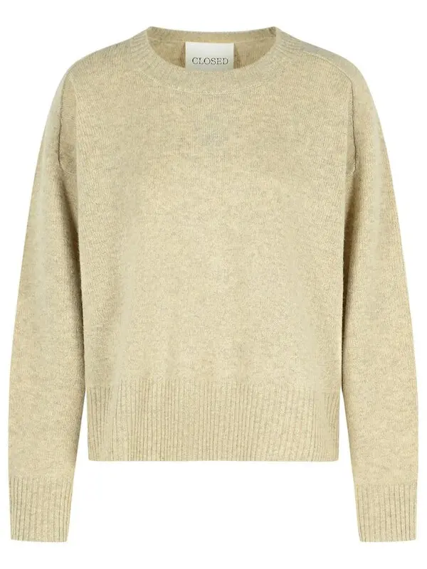 Closed Melange Wool Sweater - Beige