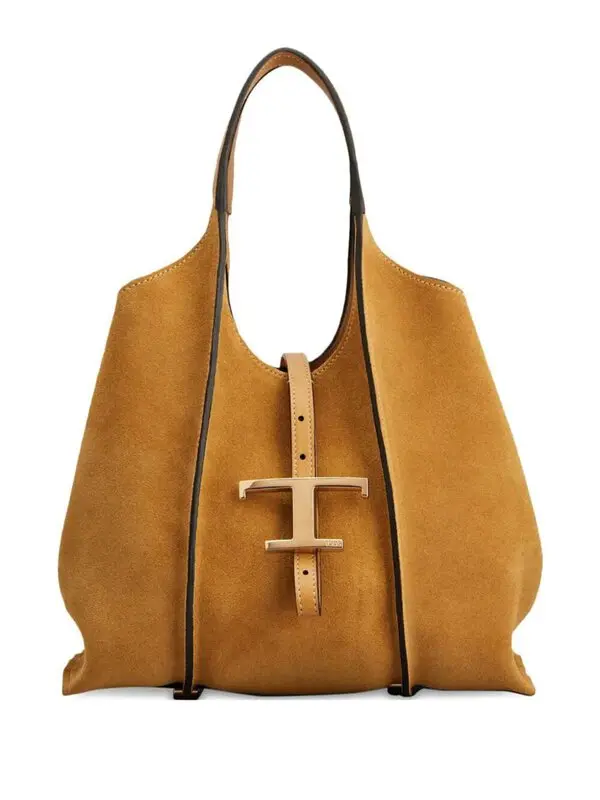 TOD'S T Timeless Mini Shopping Bag - Beige