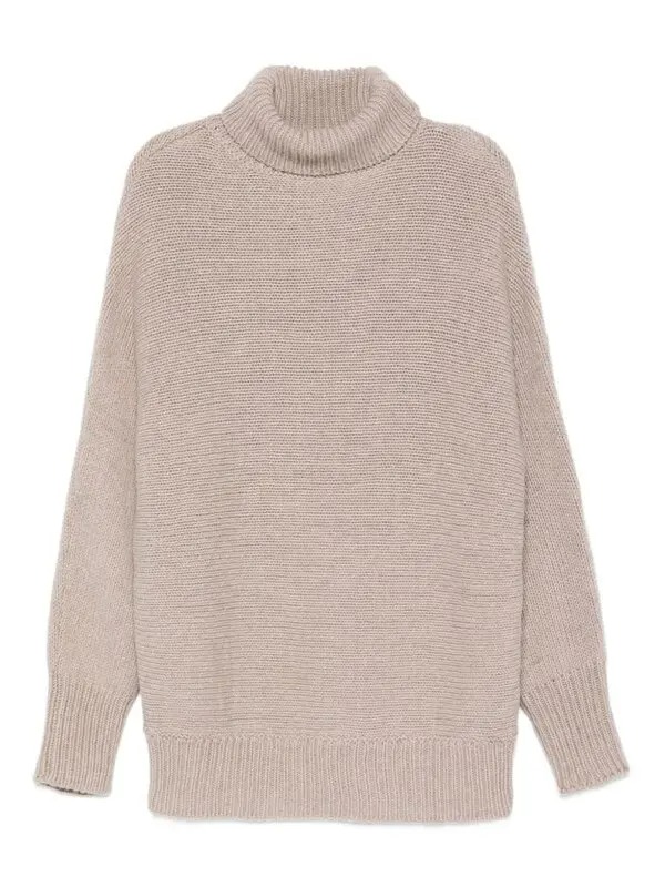 ALYSI Wool-cashmere Turtleneck Jumper