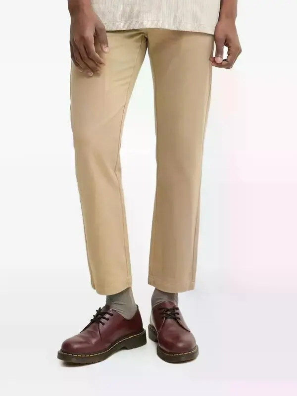 Hugo Boss Cotton Twill Straight Leg Pants