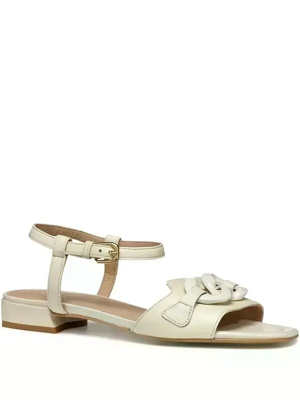 Geox Chain-embellished Ankle-strap Sandals