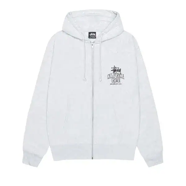 stussy Cali Grown zip Hood サイズ L グレー StüSsy Cali Grown Zip Hoodie - Grey | Editorialist