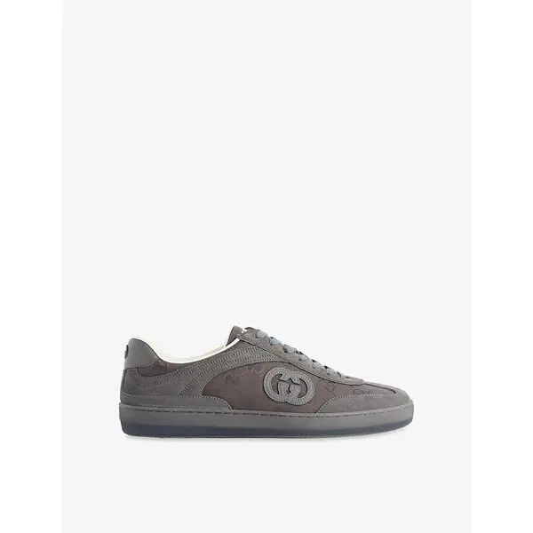 Gucci G75 Canvas Trainers - Grigio