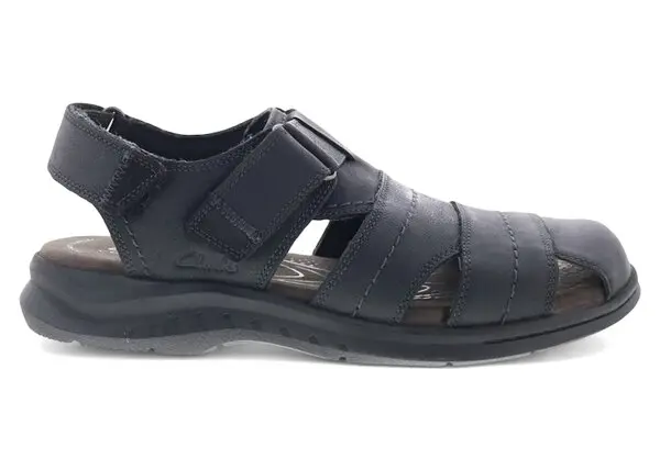 Clarks Hapsford Cove Tumbled Leather Sandals