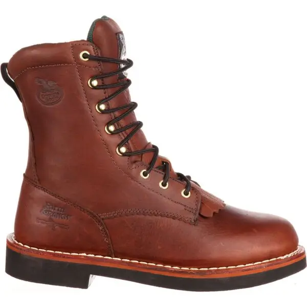GEORGIA BOOT Farm And Ranch Lacer Work Boots