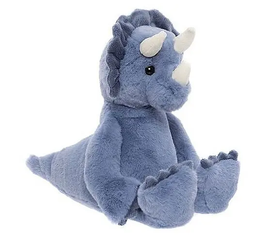 CHARLIE BEARS Troy Triceratops Denim Blue
