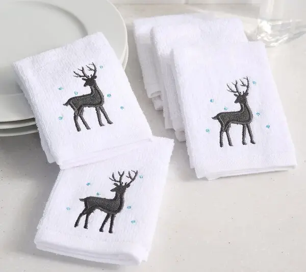 TEMP-TATIONS As Is Seasonal Set Of 5 Scrubsy Dish Cloths