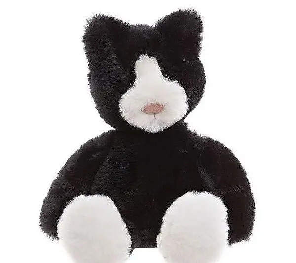 CHARLIE BEARS Puddy Kitten Raven Black