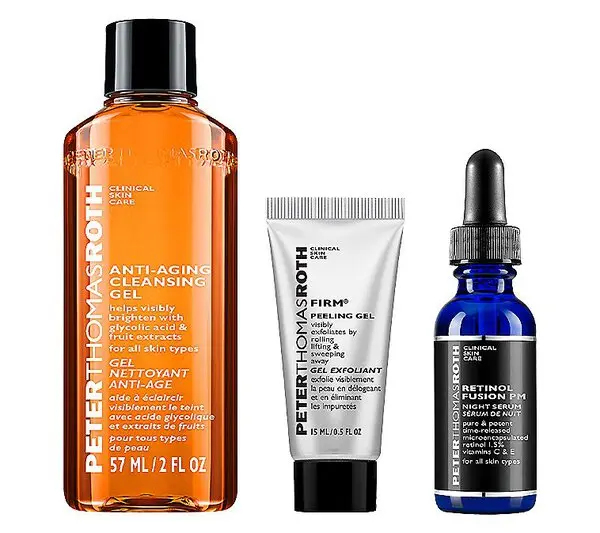 PETER THOMAS ROTH 3-piece Travel Trio With Blac K Ptr Logo Bag