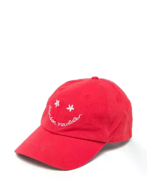 DAMSON MADDER Washed Cap - Red