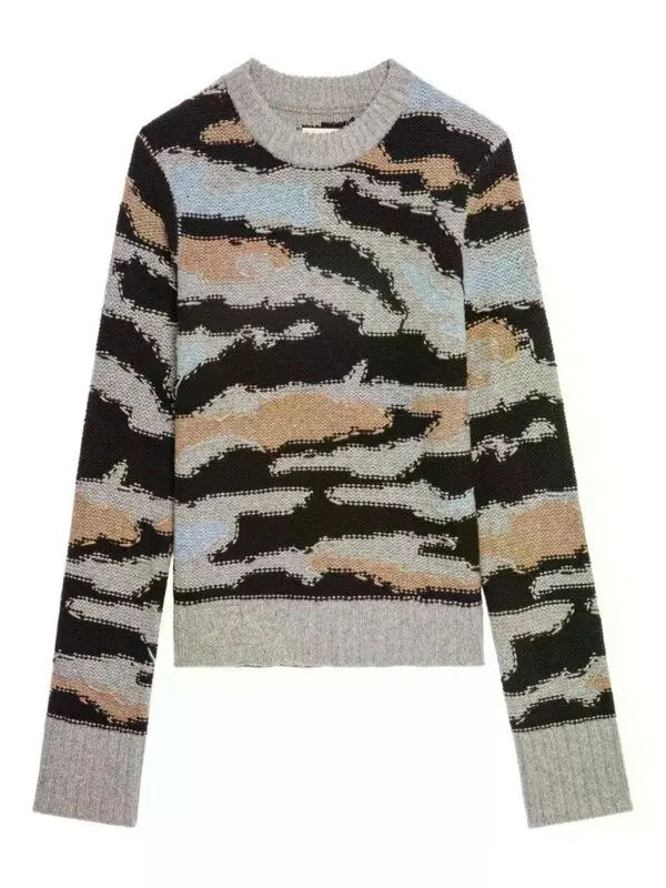 Zadig&Voltaire Malty Patterned Sweater - Brown
