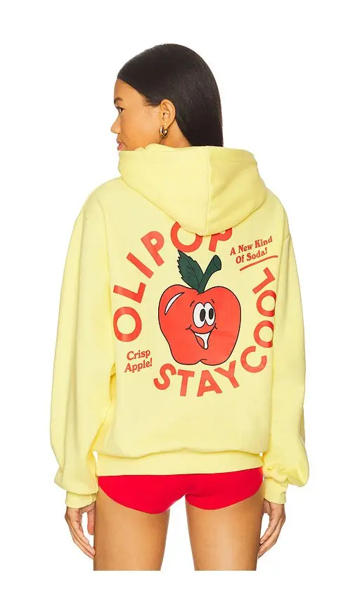 STAY COOL X Olipop Crisp Apple Hoodie - Yellow