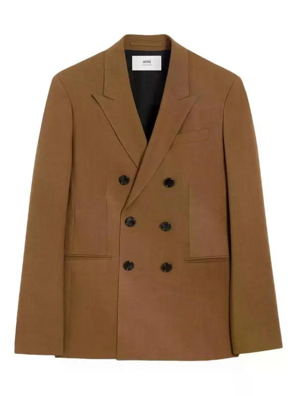 Ami Double-breasted Wool Jacket