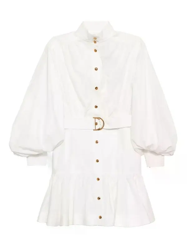 Zimmermann Utility Mini Dress - Neutrals