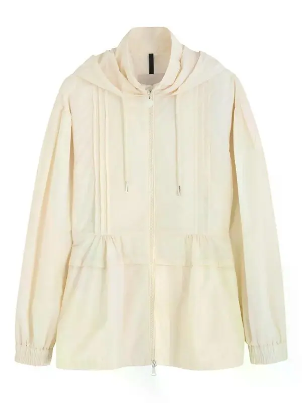 Moncler Pleated Hooded Jacket - Neutrals