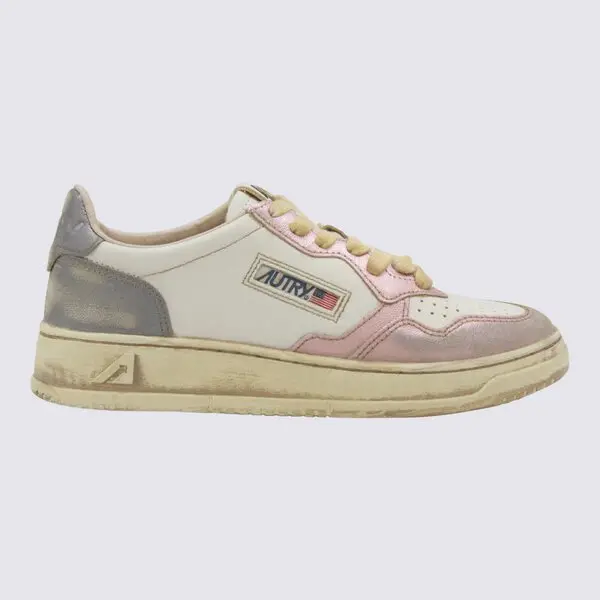 AUTRY Sup Vint Low Metal Sneakers - Rose/blkboar