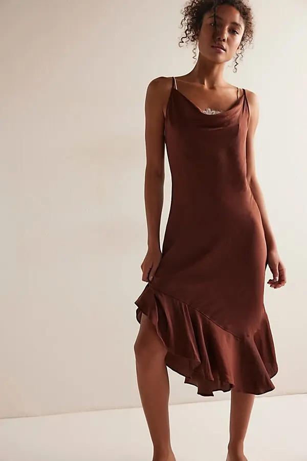 Free People Intimately Cool Again Midi Slip