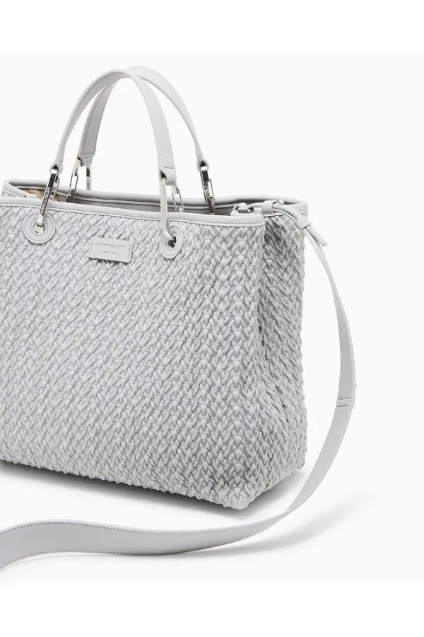 Emporio Armani Medium Myea Shopper Bag - Grey