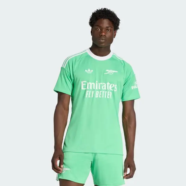 Adidas Arsenal 25/26 Third Goalkeeper Jersey - Semi Screaming Green / White