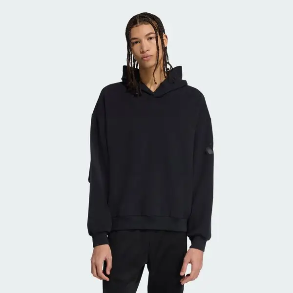 Adidas Soft Lux Hoodie - Black