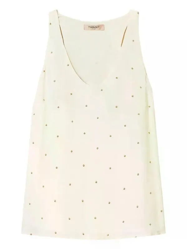 TWINSET Embellished Tank Top