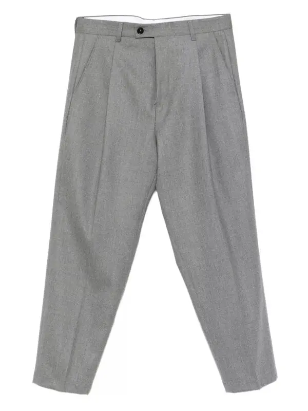 BE ABLE Pleated Side-pocket Trousers
