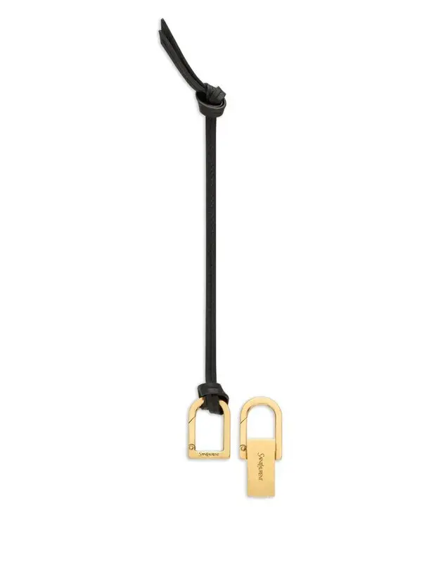 Saint Laurent Kiss Kiss Leather Keyring
