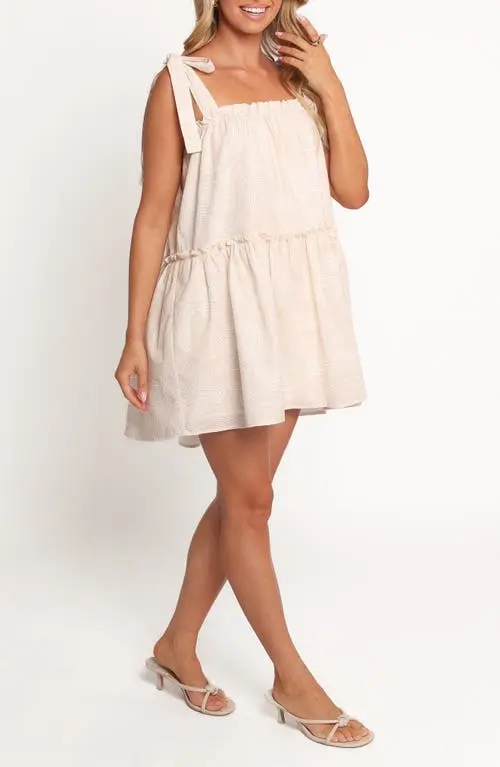 PETAL & PUP Wells Woodcut Print Cotton & Linen Sundress