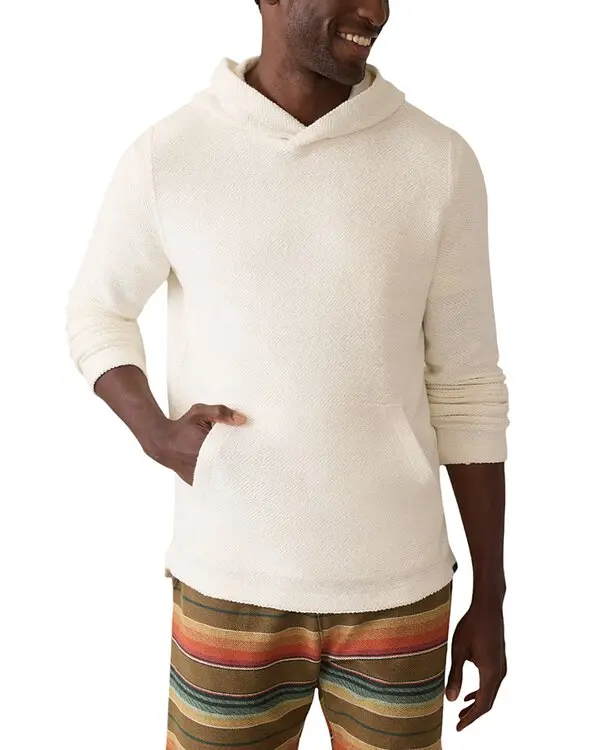 Faherty Brand Hooded Pullover - Ivory Shell