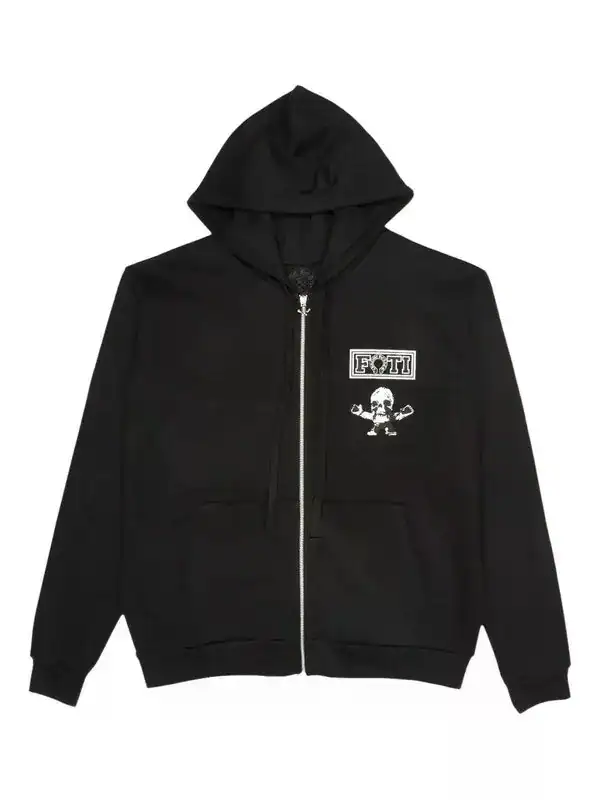 フォーティーファイブ・アール パーカー 2 Cross Rabbits Multi Logo Zip-up Hoodie[FRC4286] – #FR2
