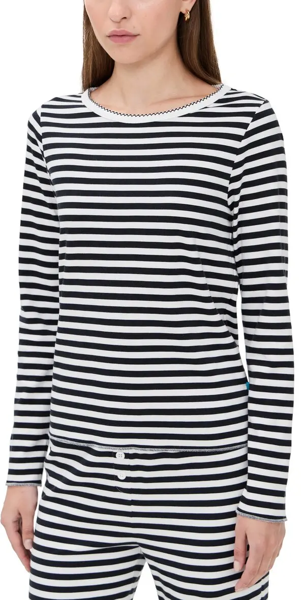 Morgan Lane Ellie Tee - Chalk/jet