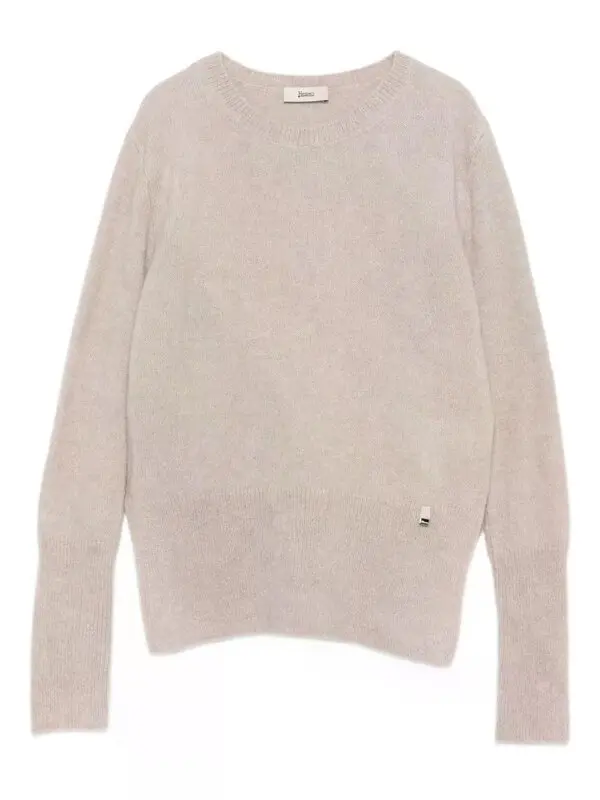 Herno Round-neck Alpaca Blend Sweater