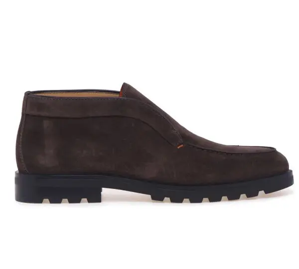 Santoni Suede Ankle Boots
