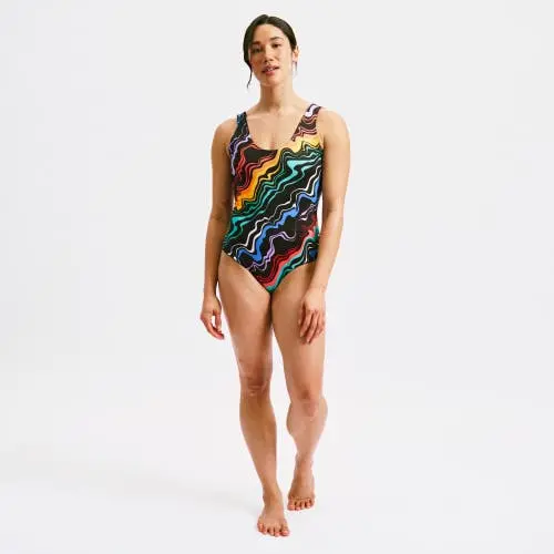 TOMBOYX Reversible Swim One-piece - Making Waves