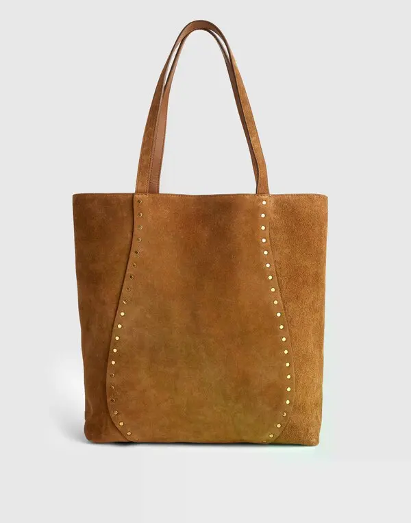 Madewell Studded Suede Tote