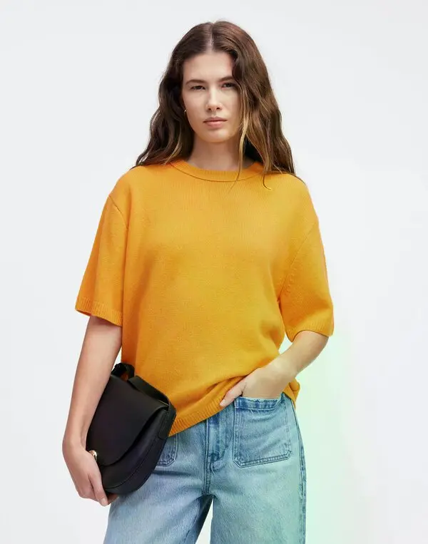 Madewell Relaxed Cashmere Sweater Tee