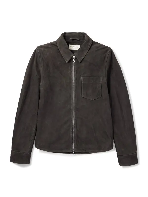 Officine Générale Sid Suede Overshirt