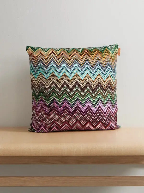 Missoni Jarris Striped Cotton Down Cushion - Multi