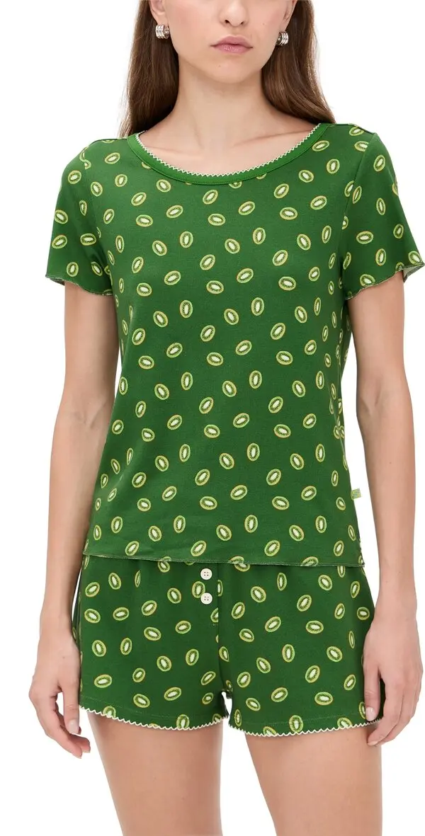 Morgan Lane Suzie Pajama Set - Kiwi