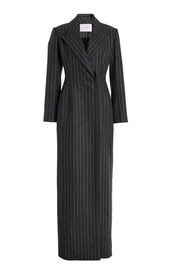 Carolina Herrera Double-breasted Wool-blend Coat