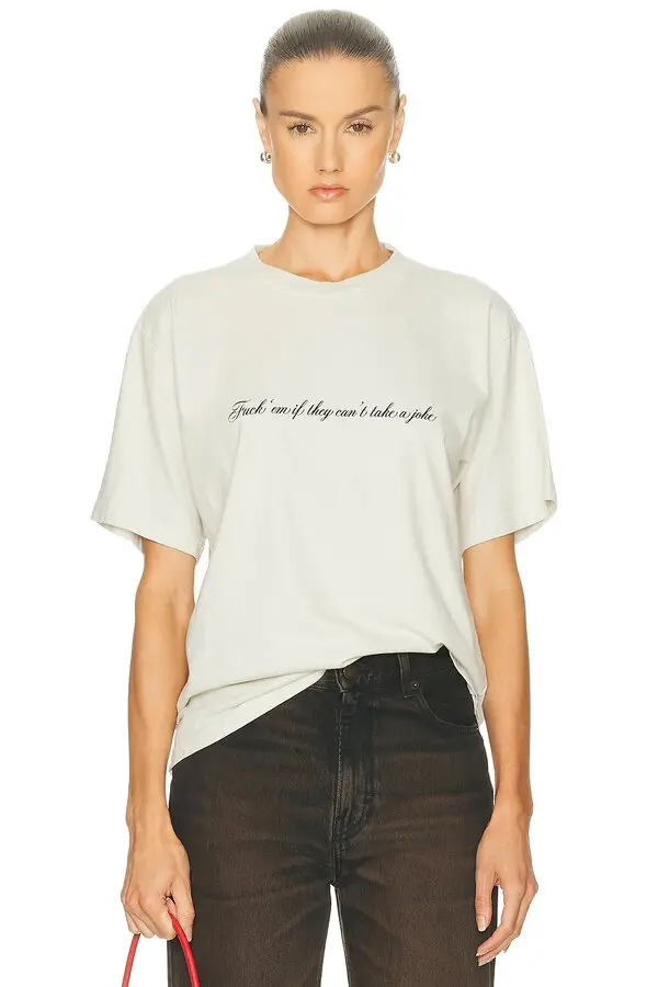 REMINGTON STONE Joker Tee - Bone