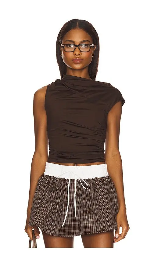 NIA Marge Top - Espresso